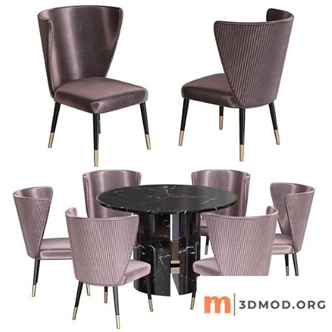 Minotti Chair And Table