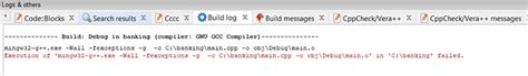 Compile Code Trên Codeblocks Bị Lỗi Execution Failed Programming