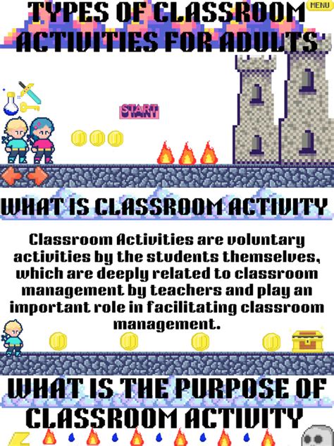 Types Of Classroom Activities For Adults Pdf Quiz Classroom