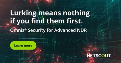 Fred Phillips On Linkedin Omnis® Security Advanced Network Detection And Response Netscout