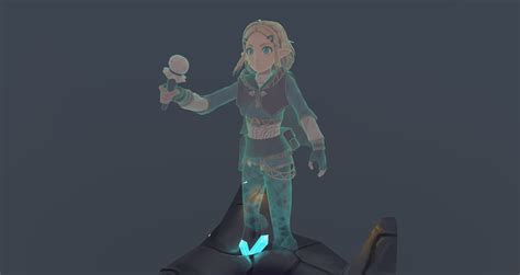 I Created The Ghost Shader For Unity Urp Zelda Model Created By