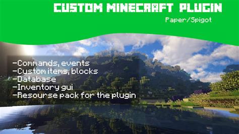 Code A Minecraft Plugin By Leshahaker Fiverr