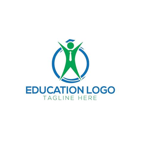 Modelo De Logotipo De Escola Moderna Vetor Premium