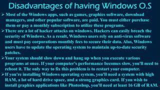 PPT On Windows Operating System Pdf