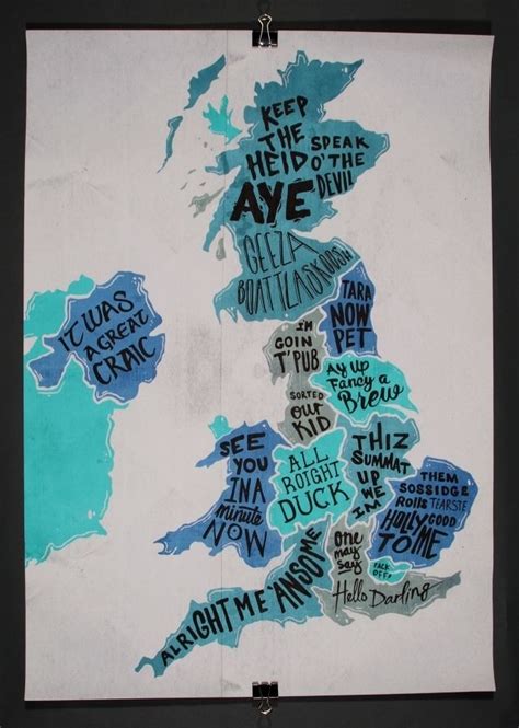 Amazing Poster Designed Using The Different Dialects And Accents Of The