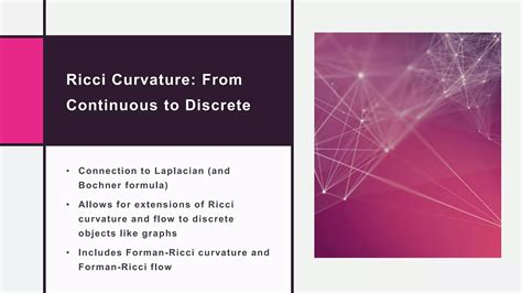applications of forman ricci curvature pptx