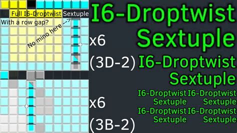 Doing I6 Droptwist Sextuple 6 Times In A Row In 3d 2 And 3b 2 Youtube