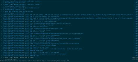 Docker Compose Gets Stuck On Exporting Layers Virtualization Manjaro Linux Forum