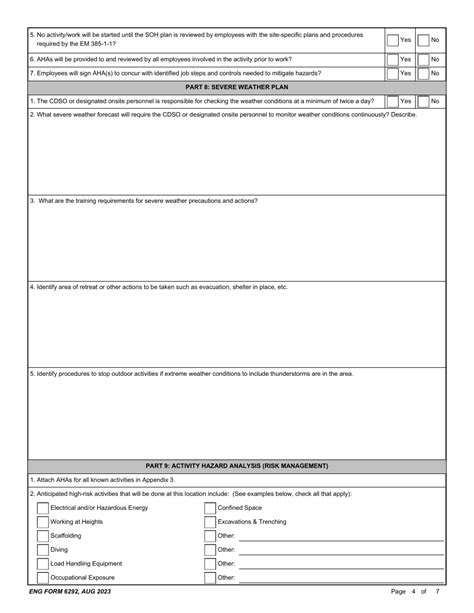 Eng Form 6292 Fill Out Sign Online And Download Fillable Pdf