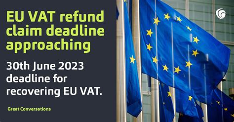 Jonathan Main On Linkedin Eu Vat Refund Claim Deadline Approaching
