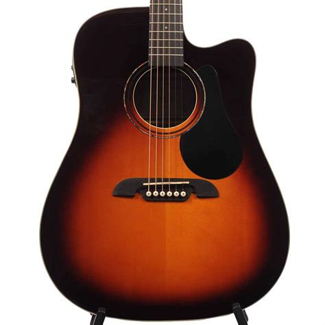 Alvarez Regent Dreadnought Acoustic Electric Guitar W Cutaway Sunburst