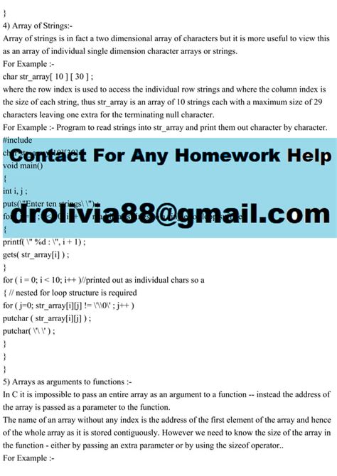 Homework Assignment Array Technical Documentwrite A Technical Pdf