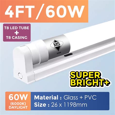 【full Set】 T8 Led Tube Lampu Led Siling Led Ceiling Light Panjang Lampu