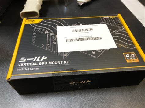 Ezdiy Fab Vertical Gpu Mount With High Speed Pcie 4 0 Riser Cable Shield Series 115mm 4 52in