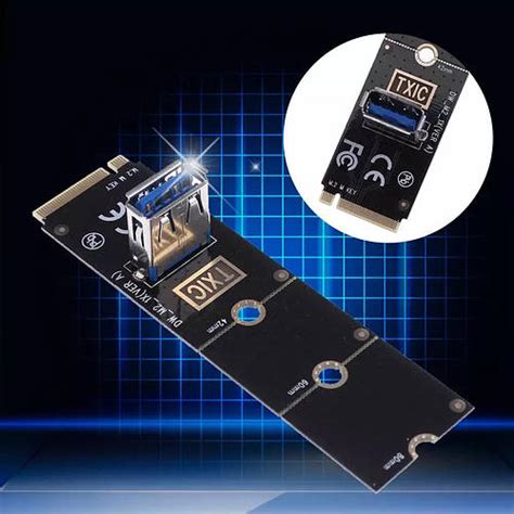 Райзер переходник M2 to USB 3.0 под райзер M-2 to PCI-E 4x Riser м2 до ...
