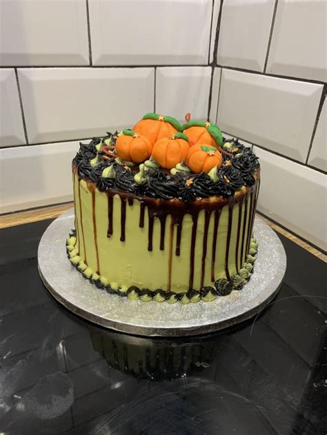 Halloween Cake Practice For My Two Year Olds Birthday This Weekend
