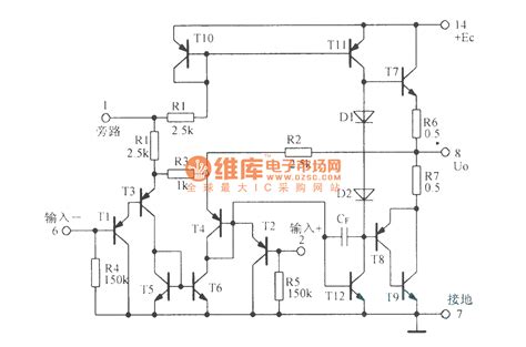 Integrated Audio Power Amplifier Circuit Lm380 Amplifier Circuits