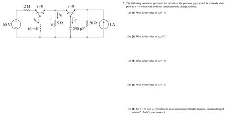 5 The Following Questions Pertain To The Circuit On