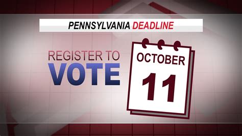 Pennsylvania Voter Registration Deadline This Week Temple Update
