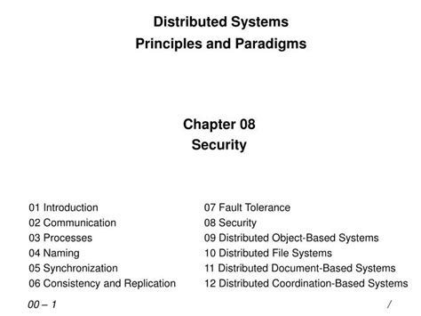 Ppt Distributed Systems Principles And Paradigms Powerpoint