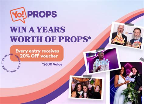 Win A Years Worth Of Props From Yo Props Photobooth Marketing