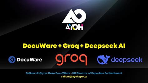 Connect Docuware To Deepseek R1 Via Groq In Minutes Callum Mcglynn
