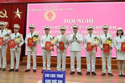 Công Bố Các Quyết định Bổ Nhiệm Phó Chi Cục Trưởng Chi Cục Thuế Khu Vực