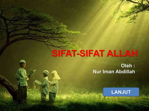 Sifat Sifat Allah Ppt