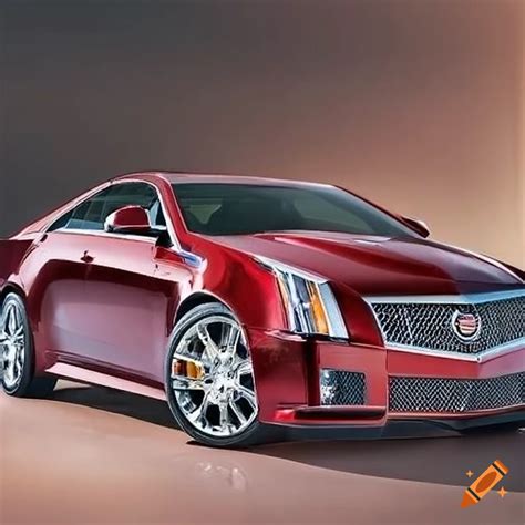 Red Cadillac Cts Coupe On Craiyon