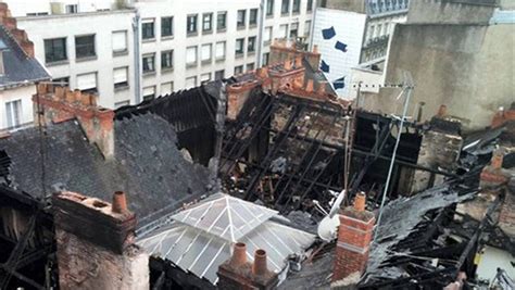 Nantes Violent Incendie En Plein Centre Ville