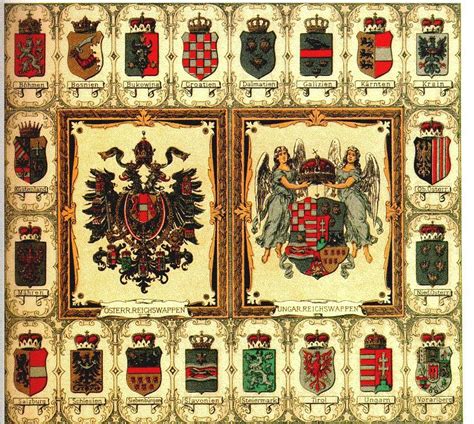Austrian Hungarian Monarchy Coat Of Arms Heraldry European History