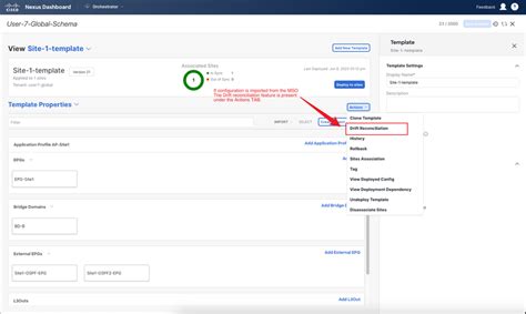 Visual Guide For Template And Schema Config In Ndo Version 4x Cisco
