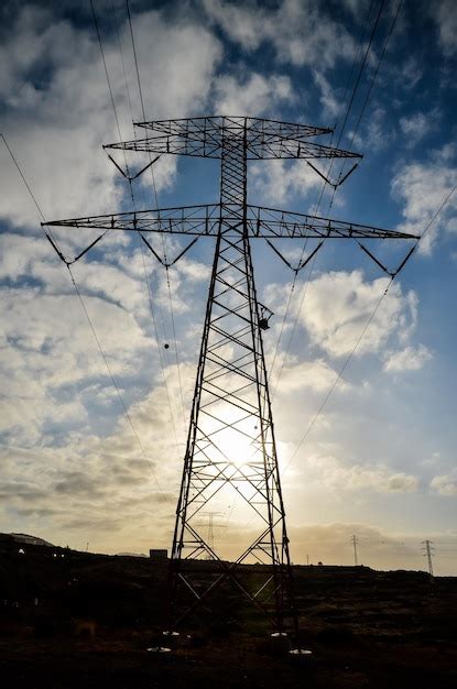 Premium Photo High Voltage Electric Transmission Tower