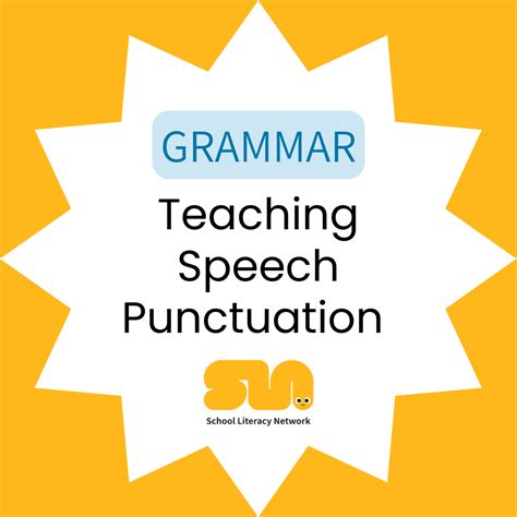 Teaching Speech Punctuation Ks2 School Literacy Network