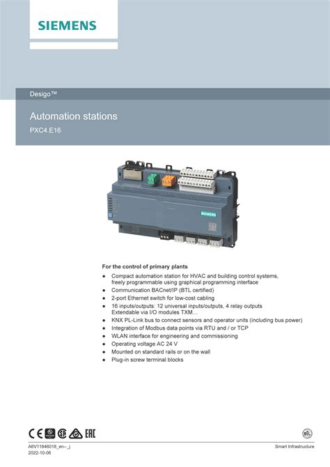 Pxc4e16 Automation Station 16 Inputoutputs Aimgroup