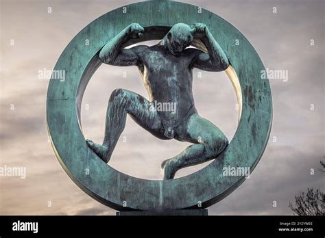 Oslo - February 11 2023: Statues in the famous Vigeland Park in Oslo, Norway Stock Photo - Alamy