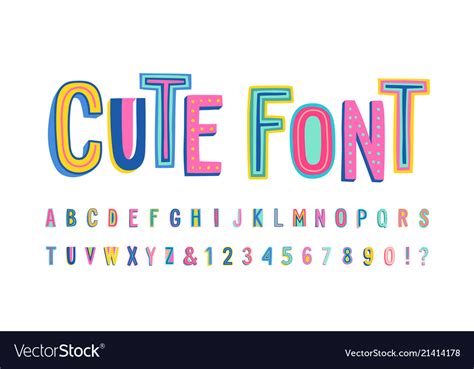 Cute Alphabet Fonts