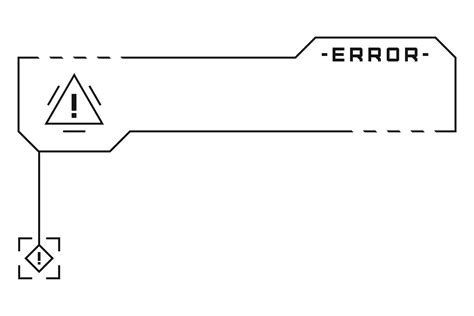Error Message Callout Interface Element Graphic By Ladadikart