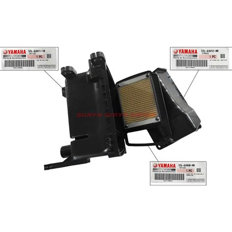Jual Box Filter Udara Mio Set Original Yamaha 5tl E4411 01 And 5tl E4450