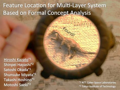 Feature Location For Multi Layer System Based On Formal Concept Analysis Pdf