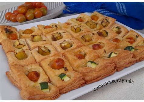 Bocaditos De Hojaldre Con Verdura Receta De Metr Mªelena Cookpad
