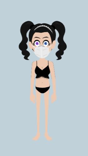 Rule 34 1girls Barefoot Bikini Black Bikini Black Hair Blue Background Blue Eye Breasts