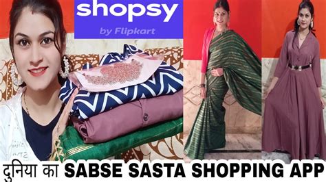 Sabse Sasta Shopping App👗 Saree Gown Top Oxidised Jewellery Haul