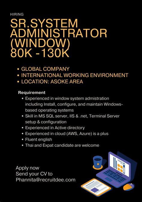 💥💥looking For Srsystem Administratorwindow 💥💥 Phannita Roekphadee