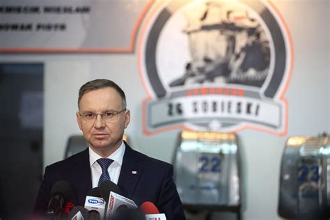 Barbórka Andrzej Duda w Jaworznie Smutny czas refleksji Dziennik pl