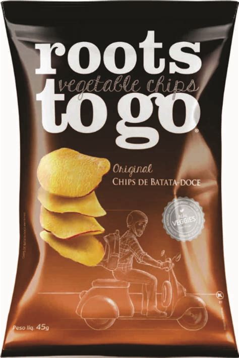 Chips Batatas Doces Roxas Roots To Go Pacote 45g Gtineanupc