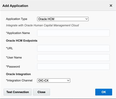Configure Oracle HCM Cloud