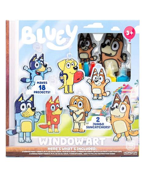 Bluey Window Art Set 27 Pieces And Reviews All Toys Macys