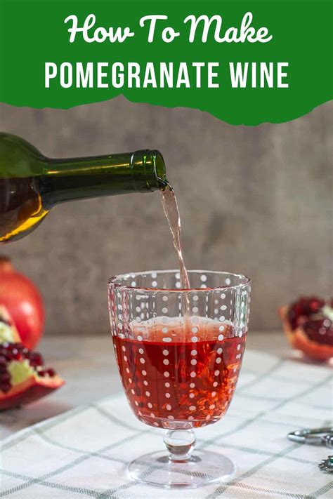Homemade Pomegranate Wine | Hilda's Kitchen Blog