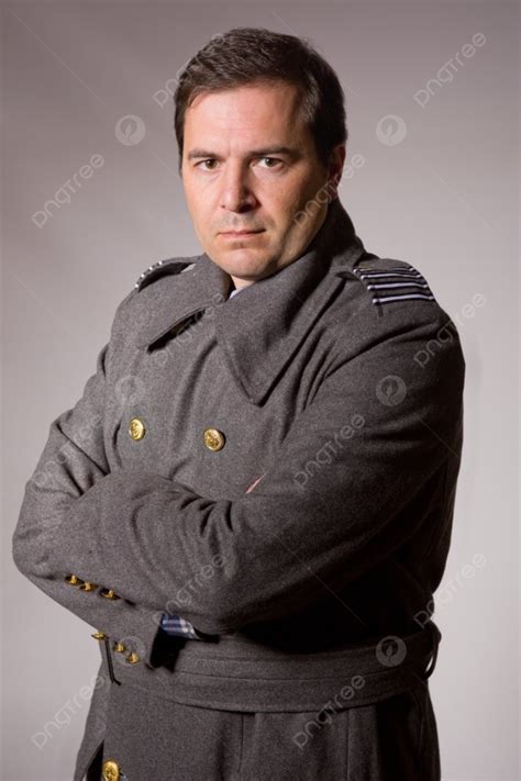 Young Man Dressed As Russian Military Photo Background And Picture For